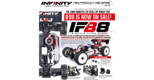 Infinity IFB8 1/8 GP Nitro Off-road Buggy Car kit